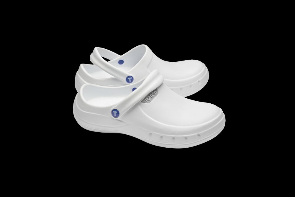 0875W Toffeln EziKlog V2.0 - White Without Side Vents | Toffeln EziKlog ...